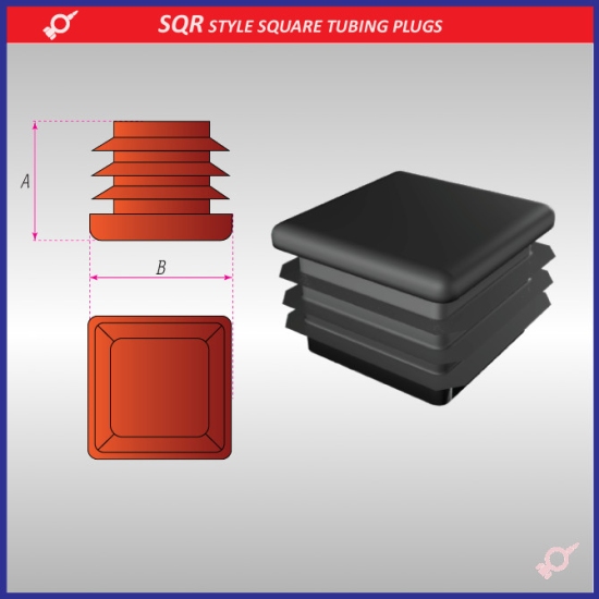 Square Tubing Plugs (SQR) | Rocket Seals, Inc.