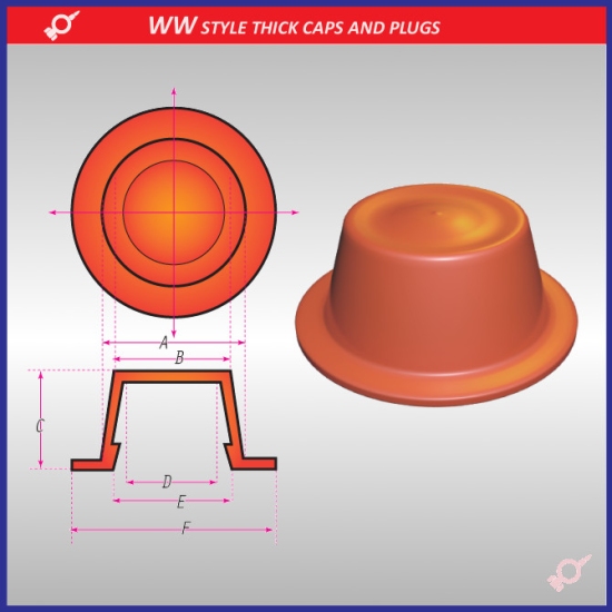 WW Style Caps and Plugs | Rocket Seals, Inc.