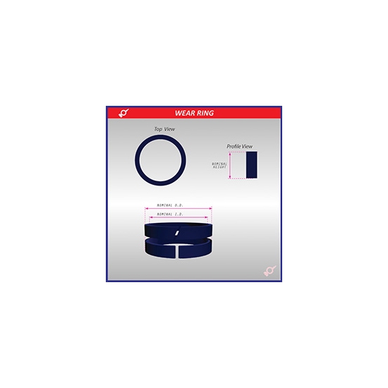 W Series Standard Size Wear Rings | Rocket Seals, Inc.